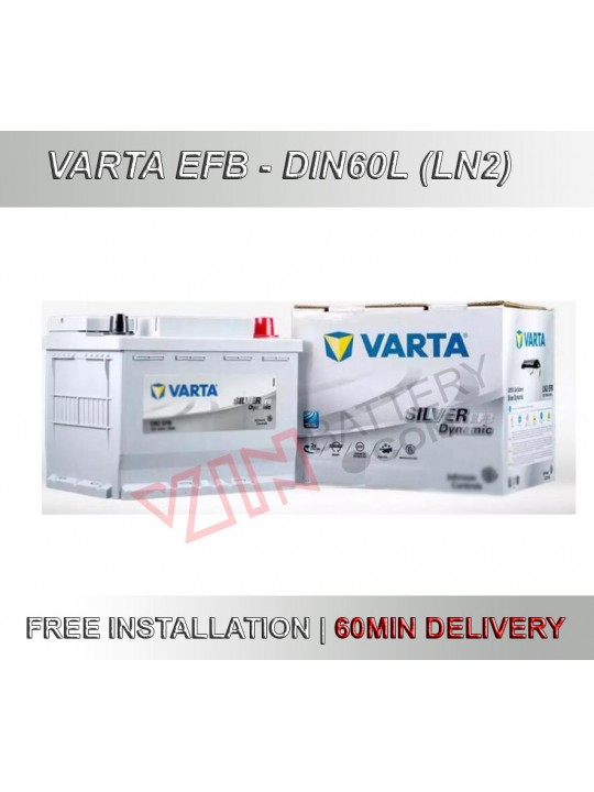 VARTA DIN60 (LN2) EFB / Stop Start Battery